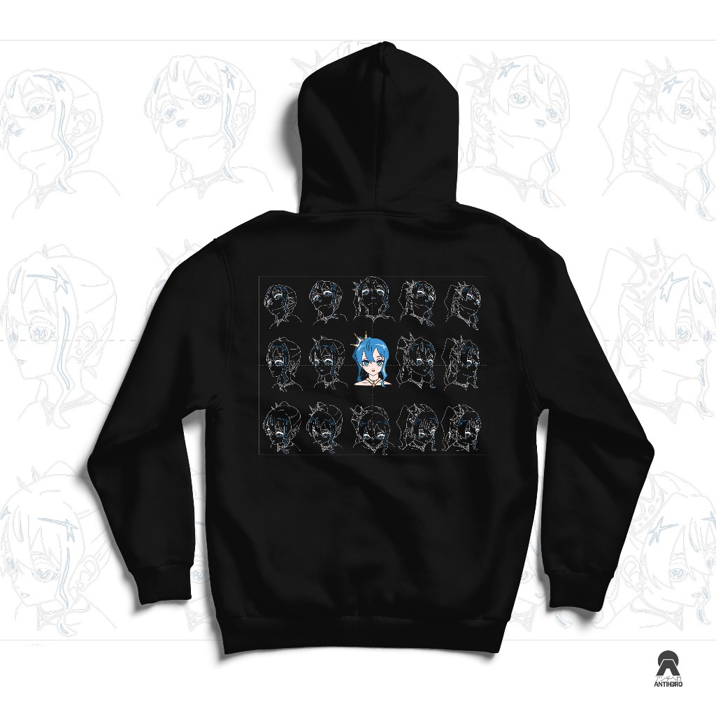 Jual Hoodie BIBBIDIBA HOSHIMACHI SUISEI Hololive Holo JP Vtuber ...