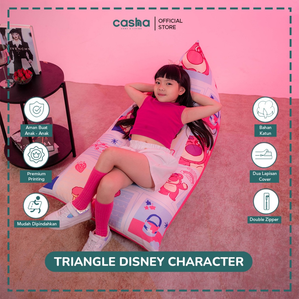 Jual Casha Bean Bag Triangle Disney Series l Toys Story | Lotso ...