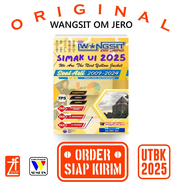 Jual Buku Wangsit 2025 - Buku Wangsit OM JERO UTBK SNBT SIMAK UI 2025 | Shopee Indonesia