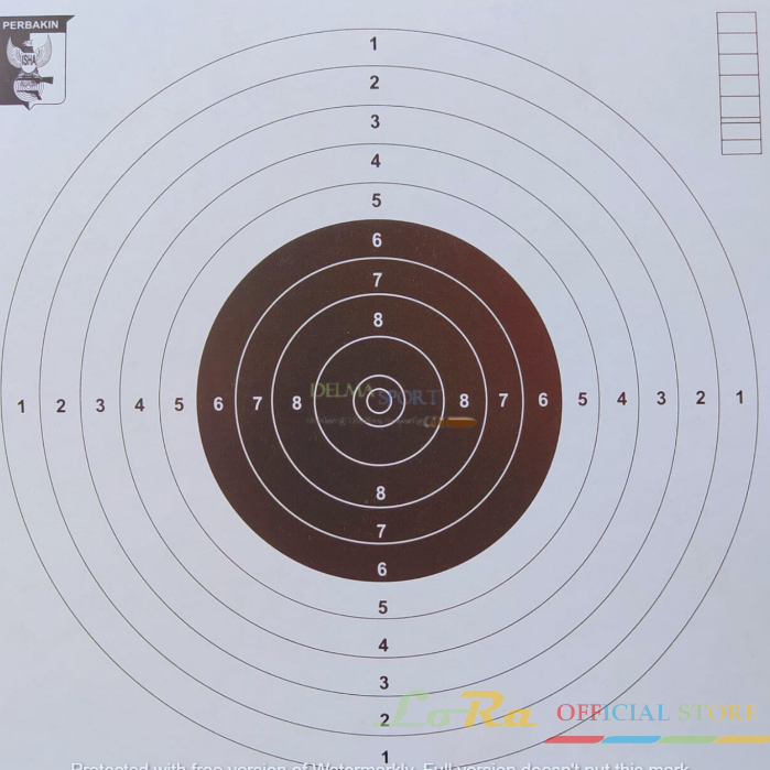 Jual Kertas Target Satuan 17x17cm | Shopee Indonesia