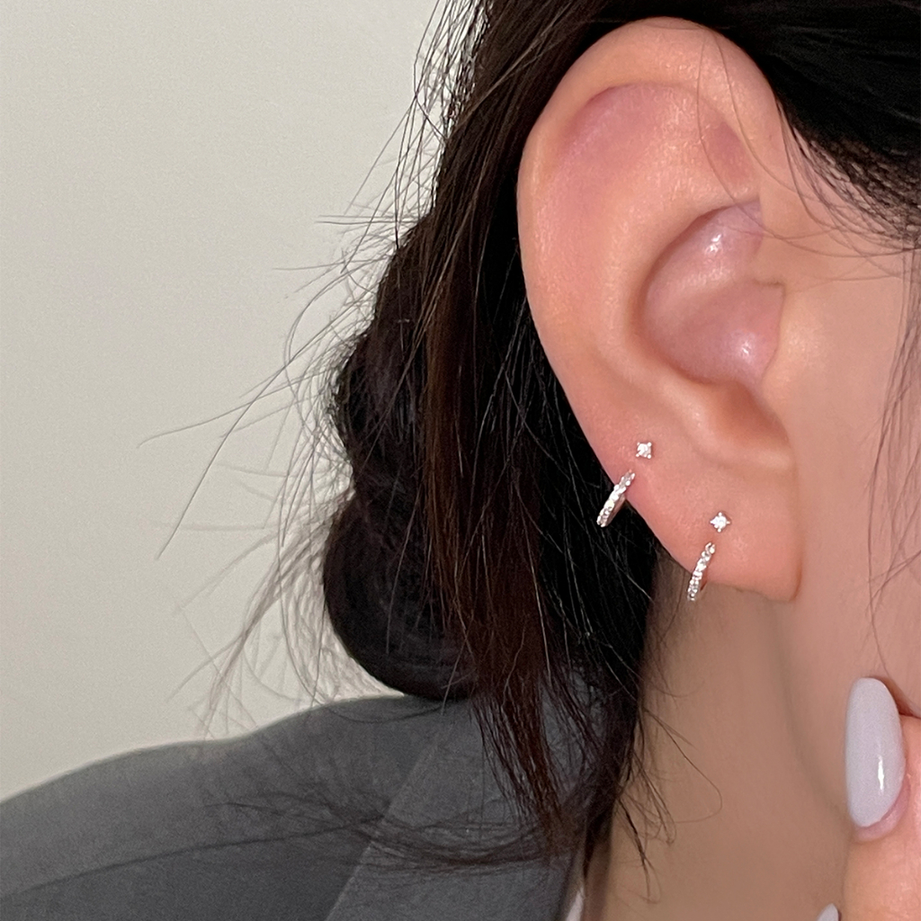 Jual Ear Partner Anting wanita 925 perak Rasa kemewahan zirkon Tipe ...