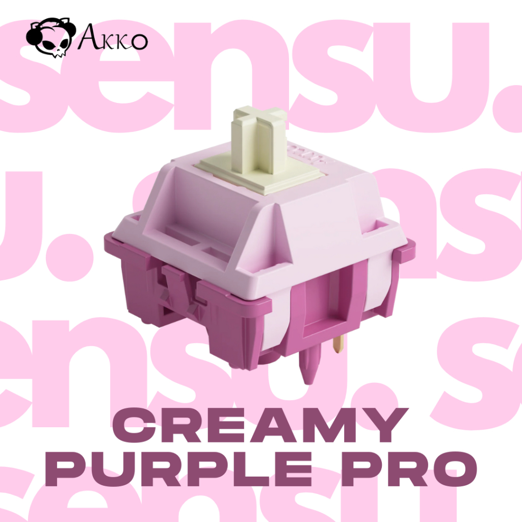 Jual Akko V3 Creamy Purple Pro Switch - Tactile | Shopee Indonesia