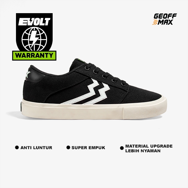 Jual Geoff Max - Gavin EVOLT Black White | Sepatu Pria Wanita Sneakers ...