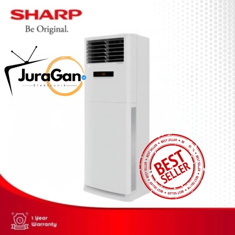 Jual Sharp Ac Standing Floor 5 PK / 5PK GS A48ACY Turbo Cool Series GS ...