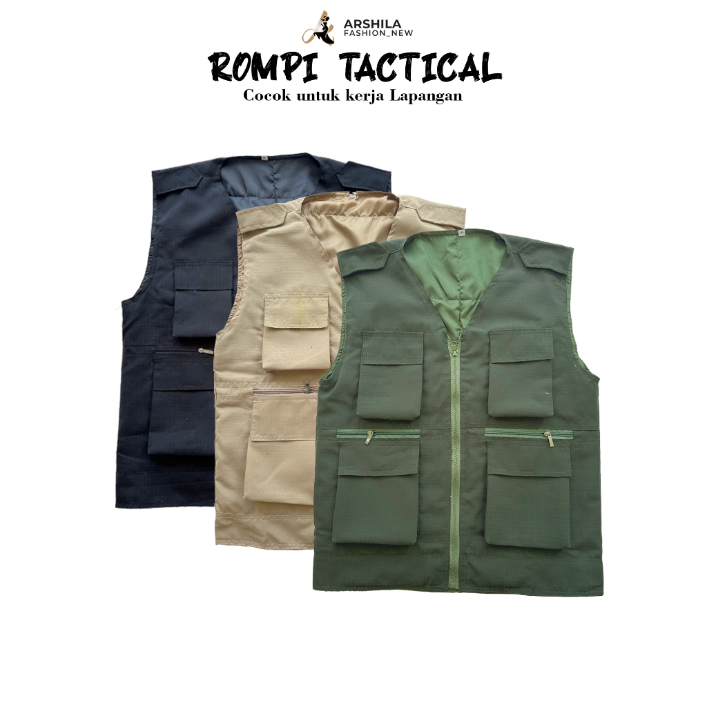 Jual Rompi Lapangan CARGO Dewasa GUNUNG VEST Dewasa Empat saku RMPD003 ...