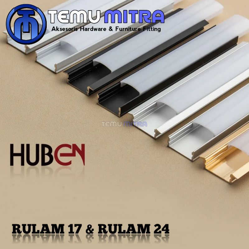 Jual RUMAH LAMPU LED STRIP HUBEN, Led houshing, Cover rumah lampu ...