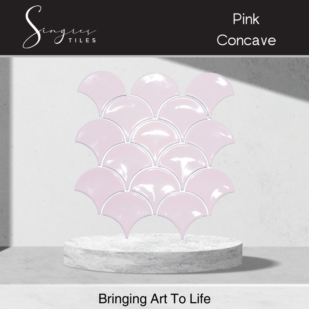 Jual Singres Tiles - Pink Concave Mosaic Tiles | Shopee Indonesia