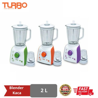 Jual TURBO Blender Gelas Kaca Beling 2 liter EHM 8098 Termasuk Dry Mill | Shopee Indonesia