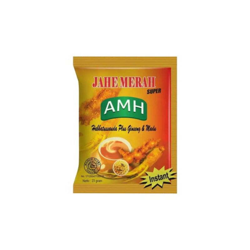 Jual 1 Renceng Jahe Merah AMH isi 10 Sachet | Shopee Indonesia