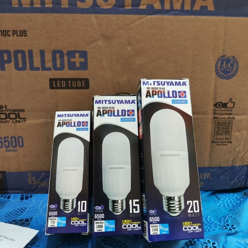 Jual MITSUYAMA LAMPU STICK APOLLO LED 10-15-20 WATT ,SNI GARANSI RESMI | Shopee Indonesia