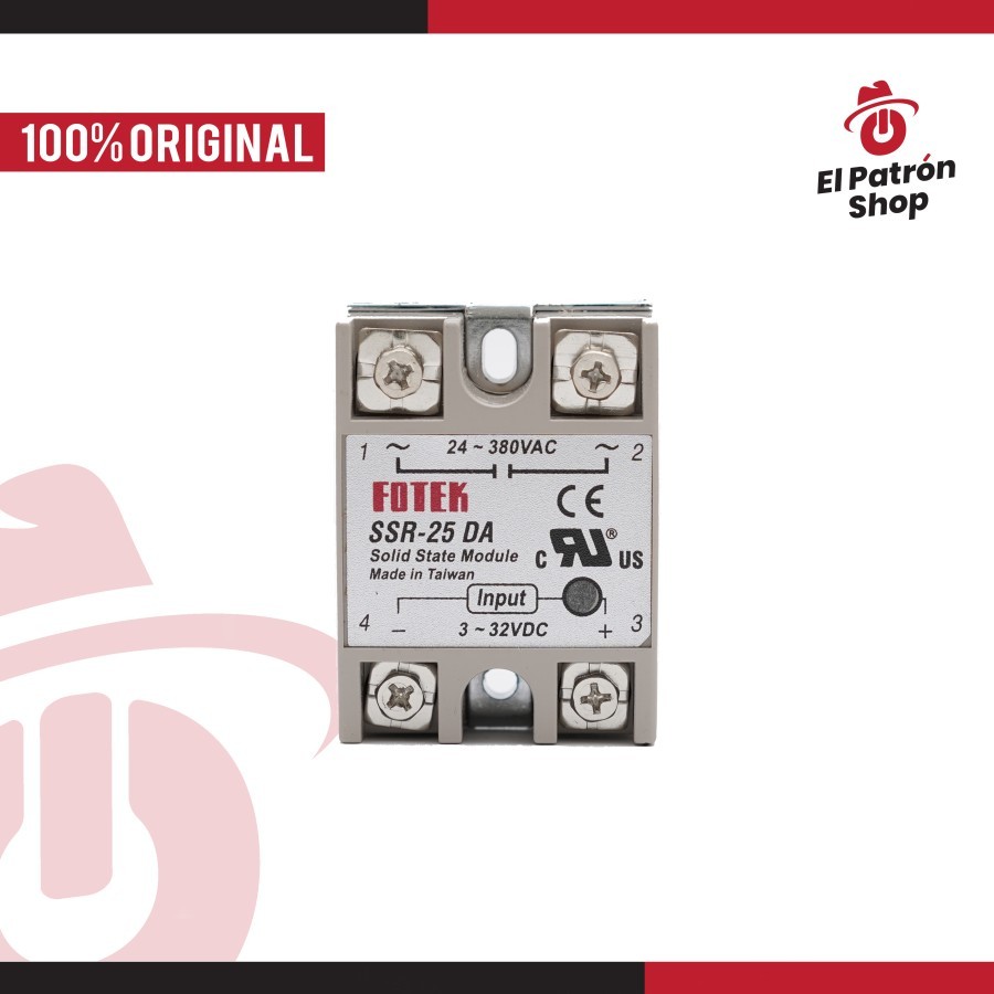Jual FOTEK Solid State Relay SSR-25DA Fotek 25 DC to AC | Shopee Indonesia