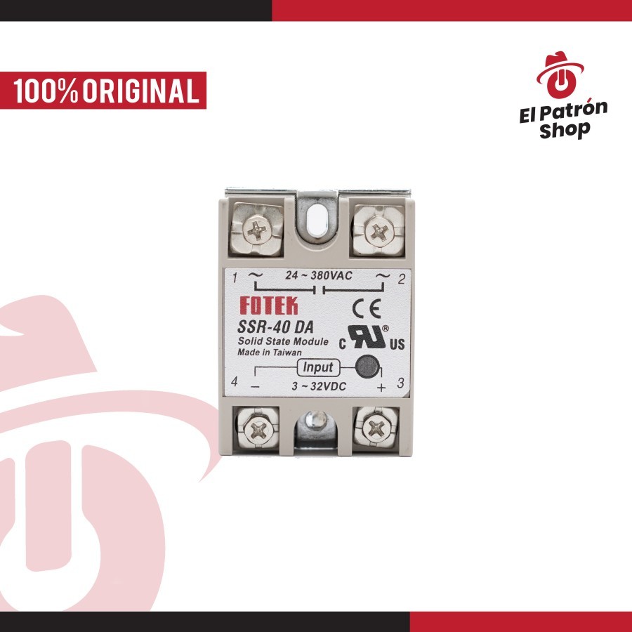 Jual FOTEK Solid State Relay SSR-40DA Fotek 40 DC to AC | Shopee Indonesia