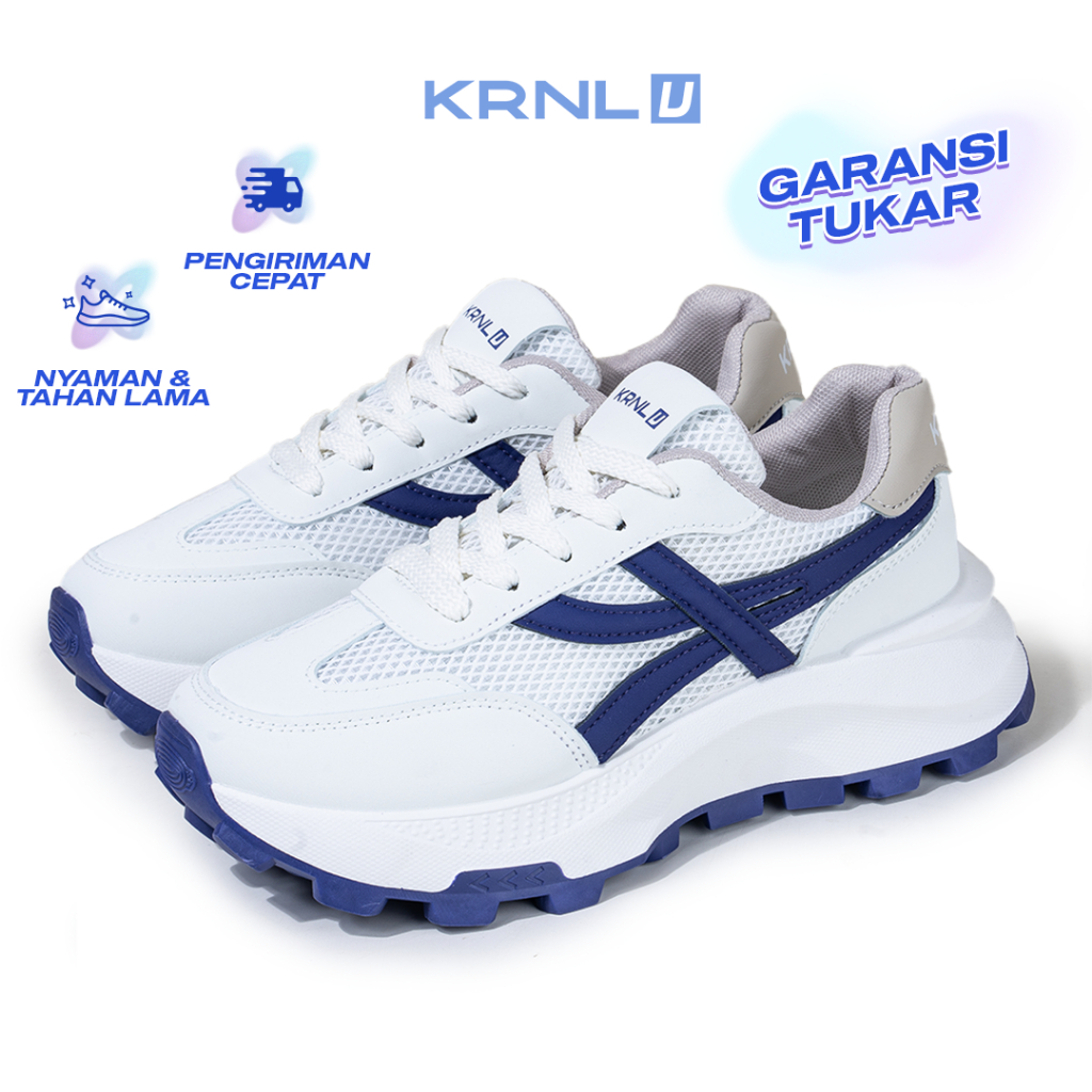 Jual KRONIKEL Jiwon Sepatu Sekolah Sneakers Wanita Kets Kasual Sport ...