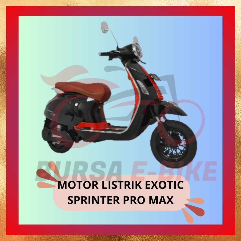Jual Sepeda Motor Listrik EXOTIC SPRINTER PRO MAX Berdaya Power 60V ...