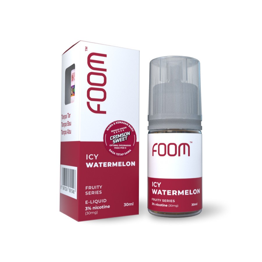 Jual SALT - Foom ICY WATERMELON 30ML by Foom Lab Crimson Sweet Liquid ...