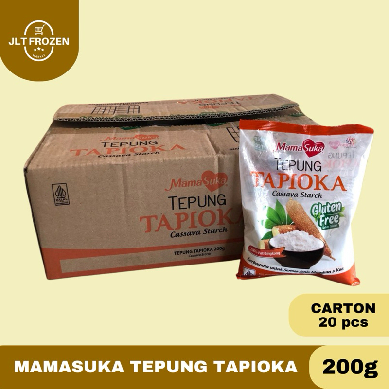Jual Mamasuka Tepung Tapioka 200g DUS - 200g x 20pc | Shopee Indonesia