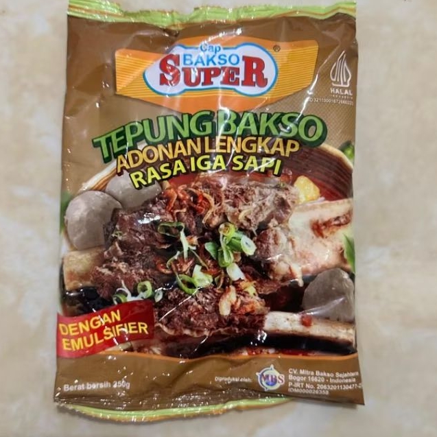 Jual Tepung bakso adonan lengkap rasa iga sapi | Shopee Indonesia