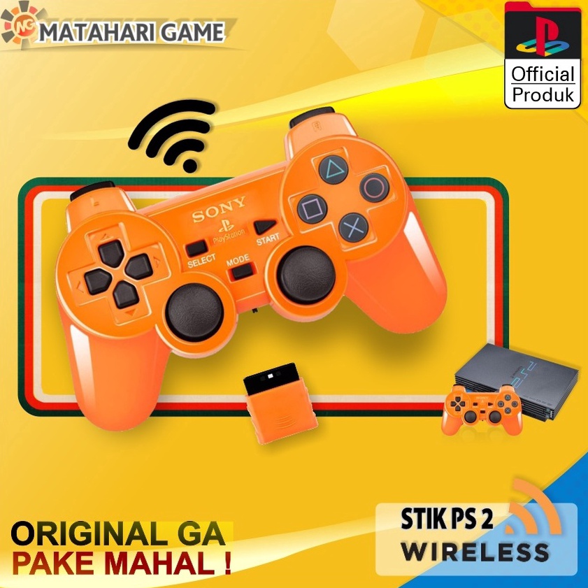 Jual Stik Stick PS2 Wireless Stik PS2 Wireless ginal SONY Dualshock ...