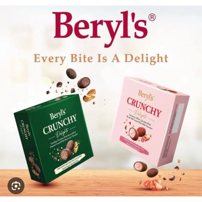 Jual Beryl's Crunchy Delights 65gram Chocolate Box | Shopee Indonesia