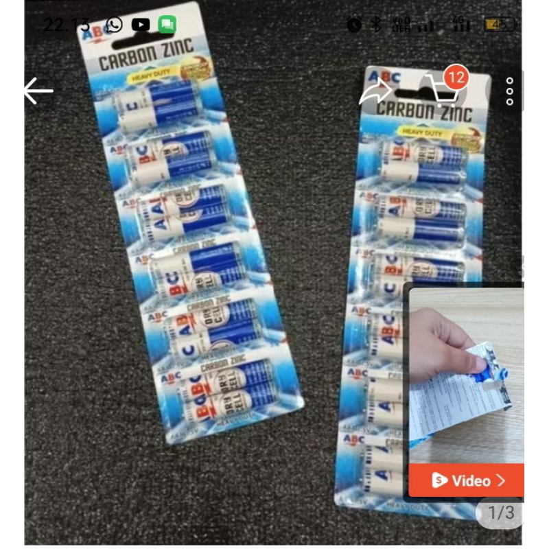 Jual Batu ABC biru untuk jam dinding,remote dll | Shopee Indonesia