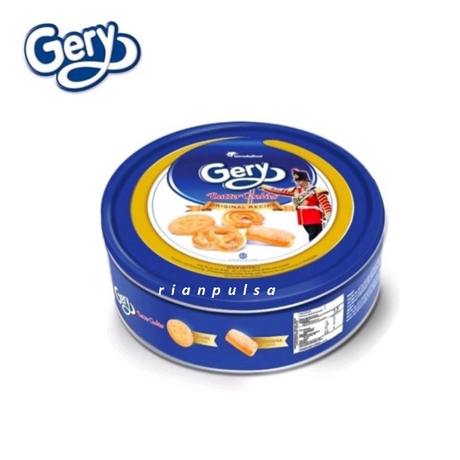 Jual Gery Biskuit Kaleng Besar Butter Cookies 450gr | Shopee Indonesia