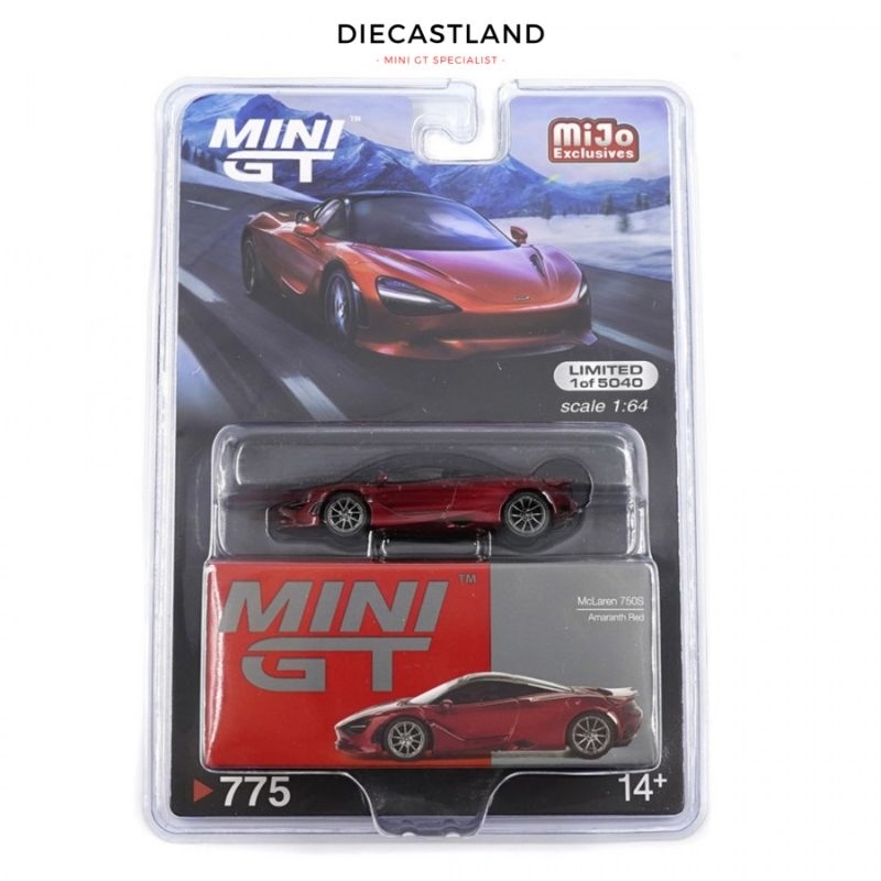 Jual Mini GT #775 McLaren 750S Amaranth Red MGT00775-MJ MiniGT MGT Mijo ...
