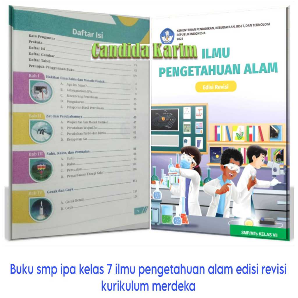 Jual Buku smp ipa kelas 7 VII ilmu pengetahuan alam edisi revisi kurikulum merdeka kurmer ...