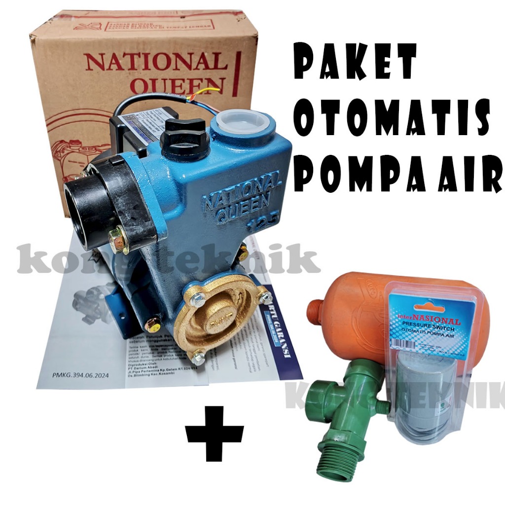Jual ORIGINAL!!! OTOMATIS National queen Pompa Air GP-125 Mesin Pompa Air GP 125 Pompa Air Sumur ...