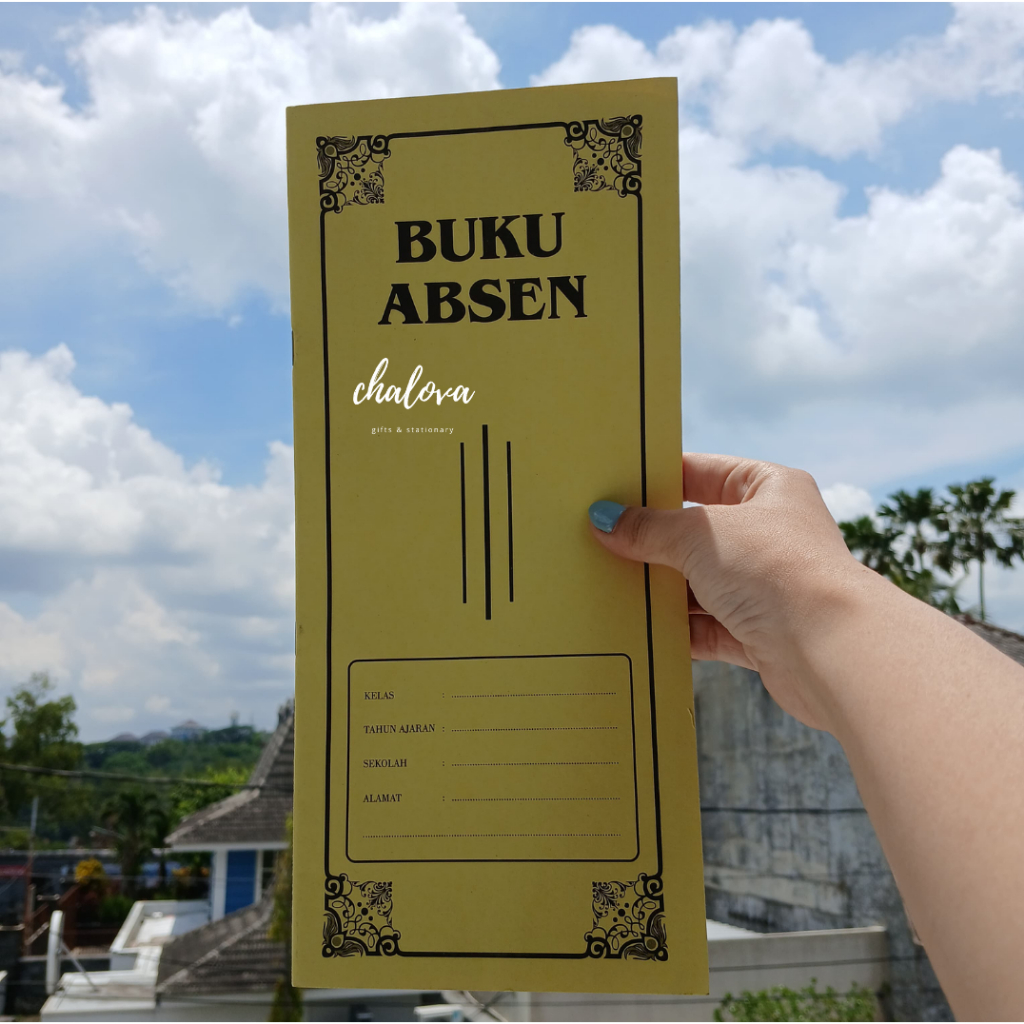 Jual [PCS] BUKU ABSEN PANJANG / BUKU DAFTAR ABSENSI KEHADIRAN / BUKU PRESENSI SISWA / BUKU HADIR ...