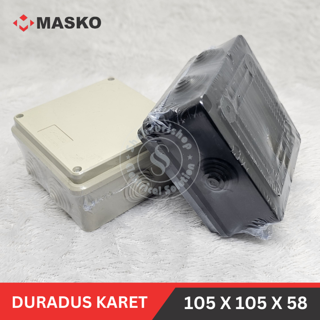 Jual DORADOS KOTAK DURADUS PLASTIK MERK MASKO 105 X 105 X 58 MM PUTIH ...
