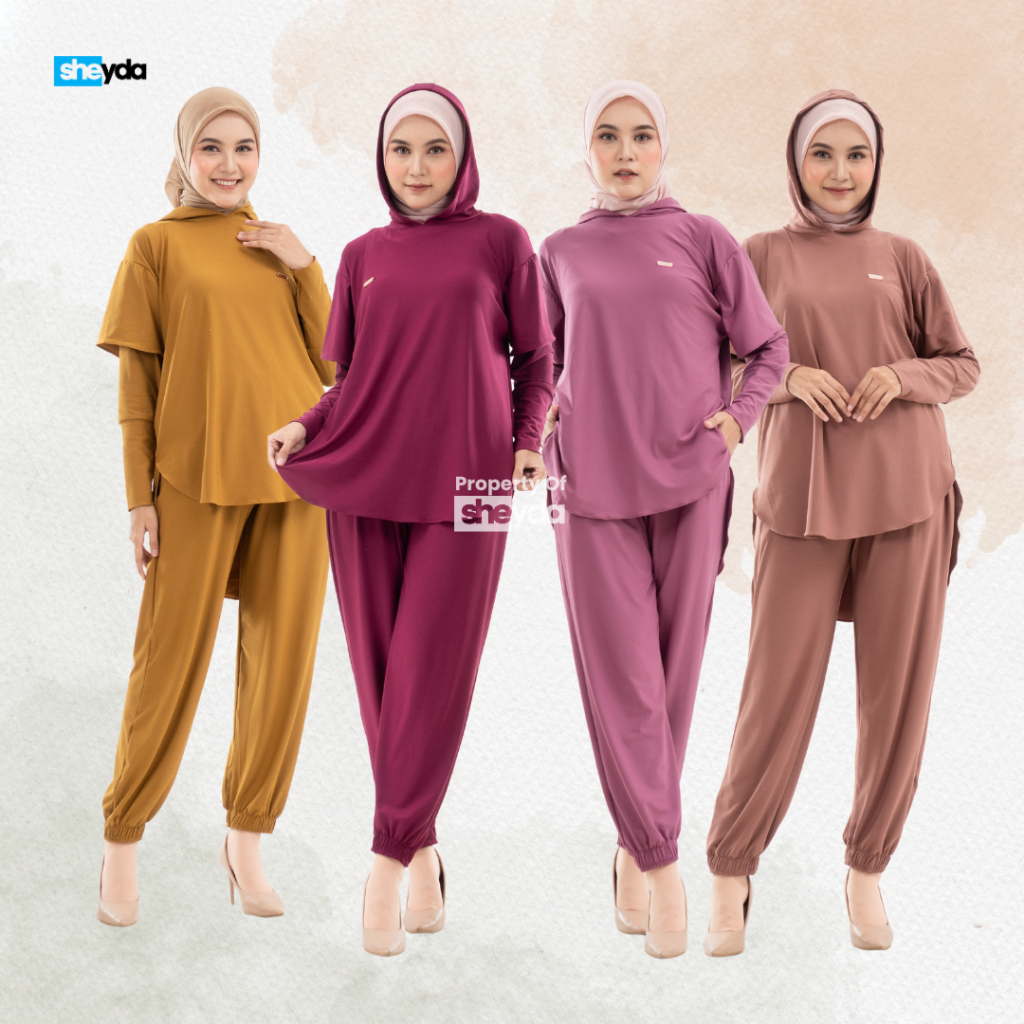 Jual Sheyda Setelan 3 in 1 Jenita Olahraga Set Sporty Wanita Setcel ...