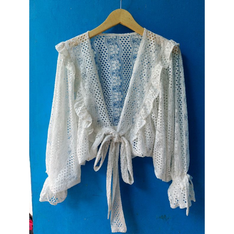 Jual OUTER BRUKAT CROP TOP (GRADE A) | Shopee Indonesia