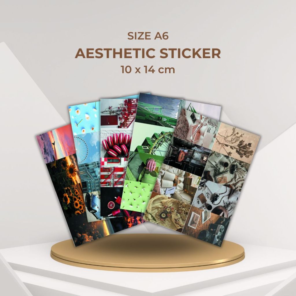 Jual Stiker Aesthetic Series Stiker Aesthetic Deco Planner Album ...