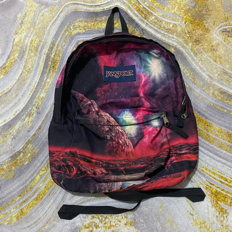 Jual JanSport High Stakes Backpacks Multi Cosmic Waters Brand New With ...