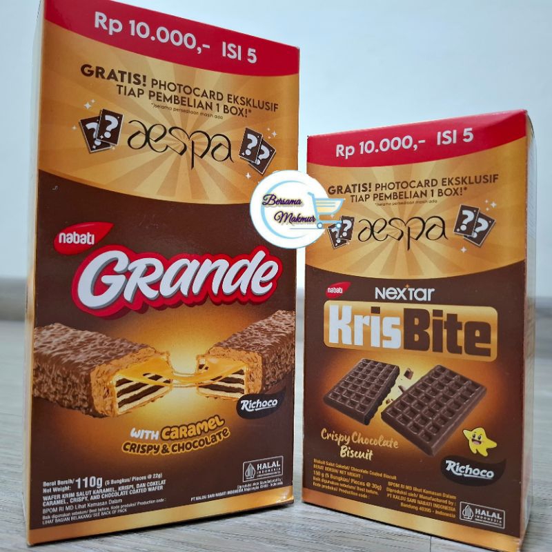 Jual Nabati Grande / Nextar Krisbite Richoco box Aespa | Shopee Indonesia