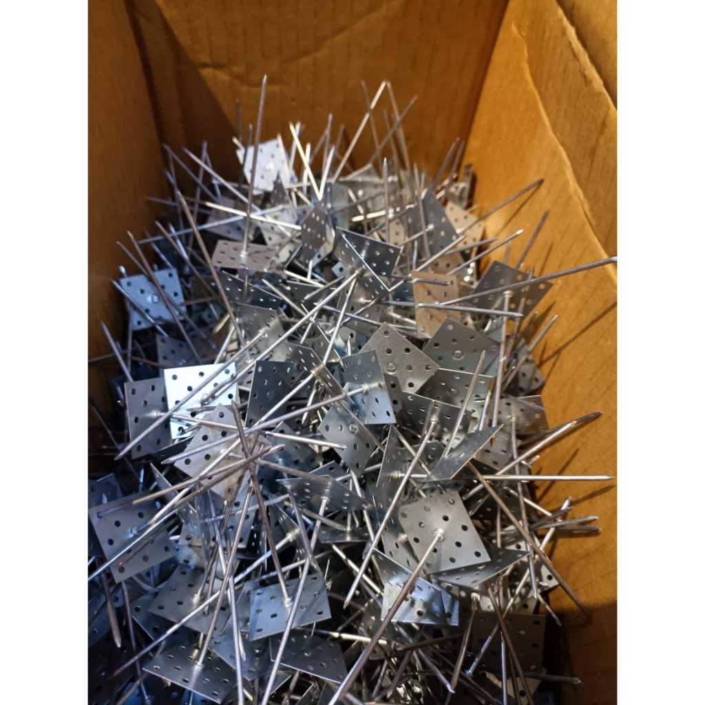 Jual SPINDLE PIN 65MM /DUS ISI 1000 + LEM + RING/Paku Lem Rockwool Paku ...