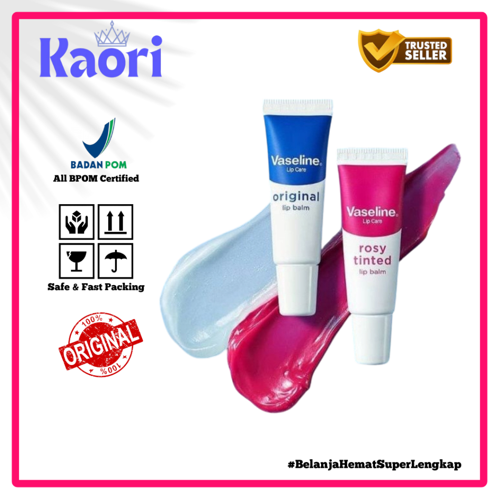 Jual Vaseline Lip Care - Original Lip Balm 10gr | Shopee Indonesia