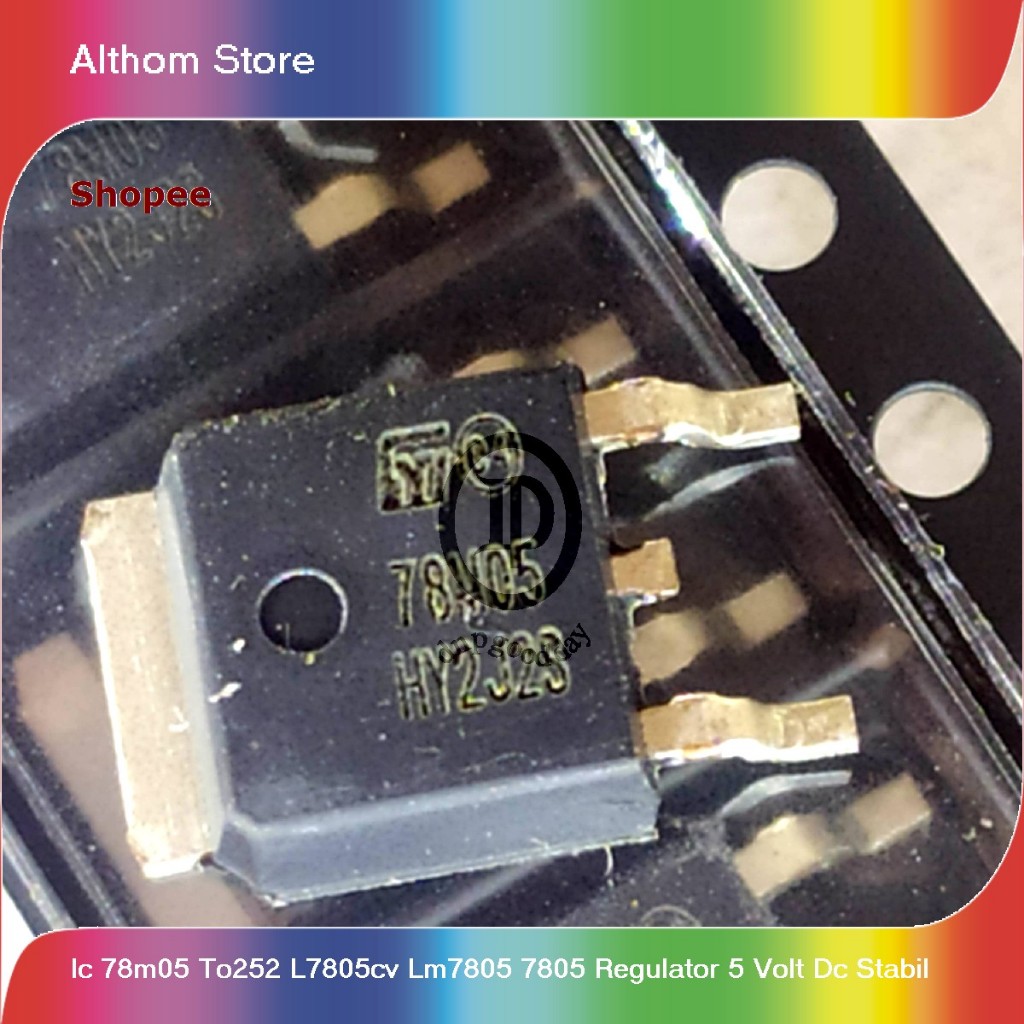 Jual ic 78m05 to252 l7805cv lm7805 7805 regulator 5 volt dc stabil | Shopee Indonesia