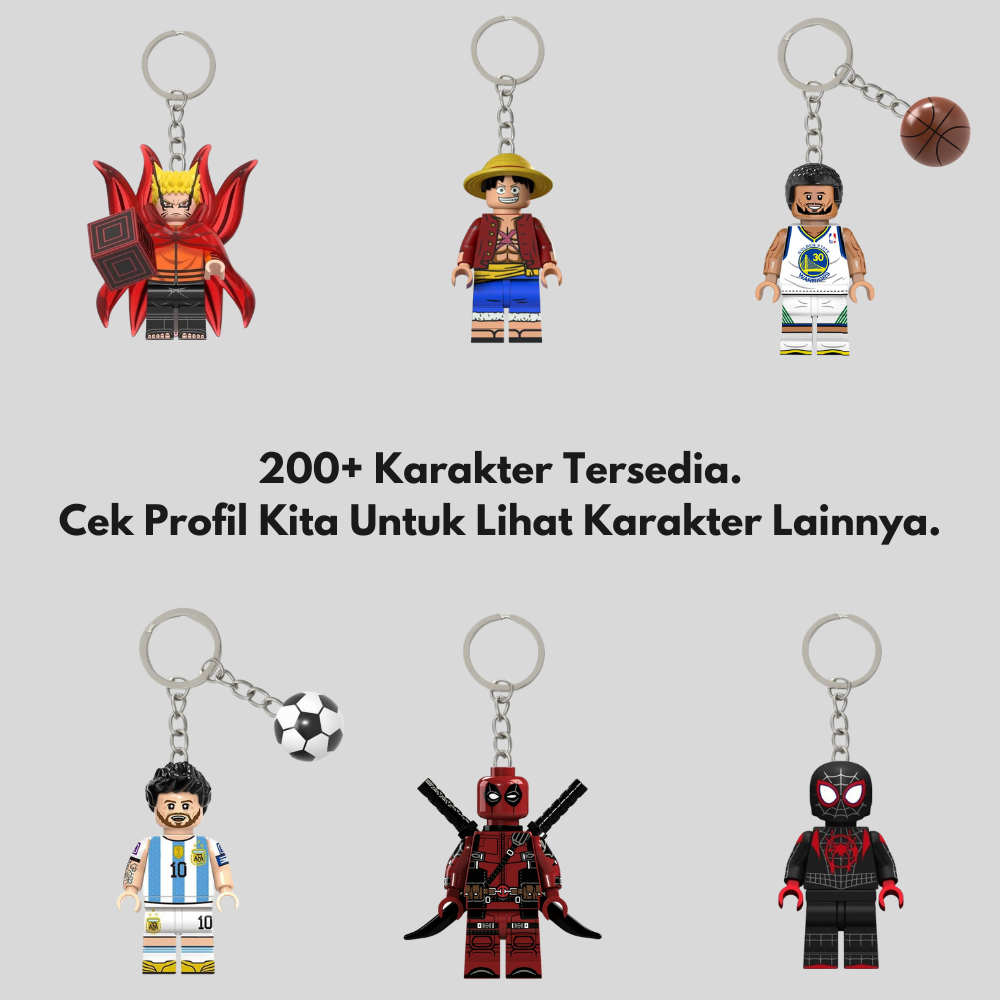 Jual Gojo LEGO Keychain | Gantungan Kunci LEGO Gojo | Jujutsu Kaisen ...