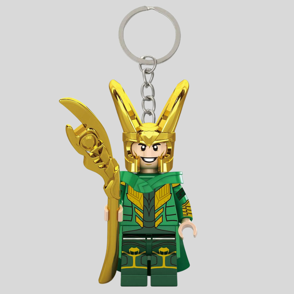 Jual Loki LEGO Keychain | Gantungan Kunci LEGO Loki | Marvel Series ...
