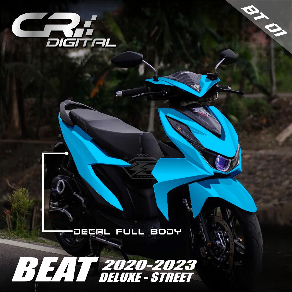Jual (COD) TERBARU Decal Sticker Beat DELUXE STREET POLOS 2020 2021 ...