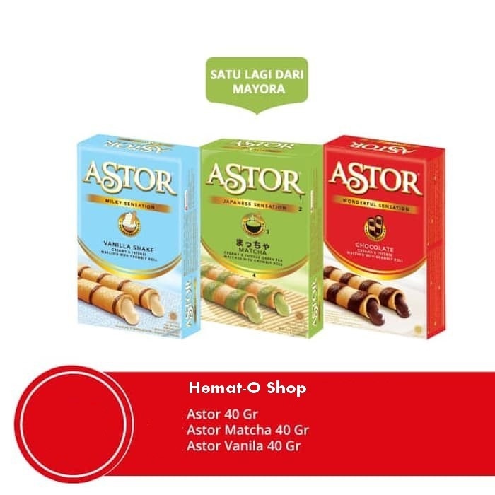 Jual ASTOR Mini Varian Rasa VANILLA COKLAT 40gr Astor Coklat Astor ...