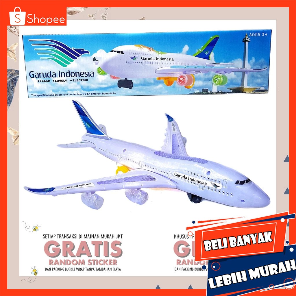 Jual MAINAN ANAK PESAWAT GARUDA INDONESIA MAINAN ANAK LAKI LAKI ...