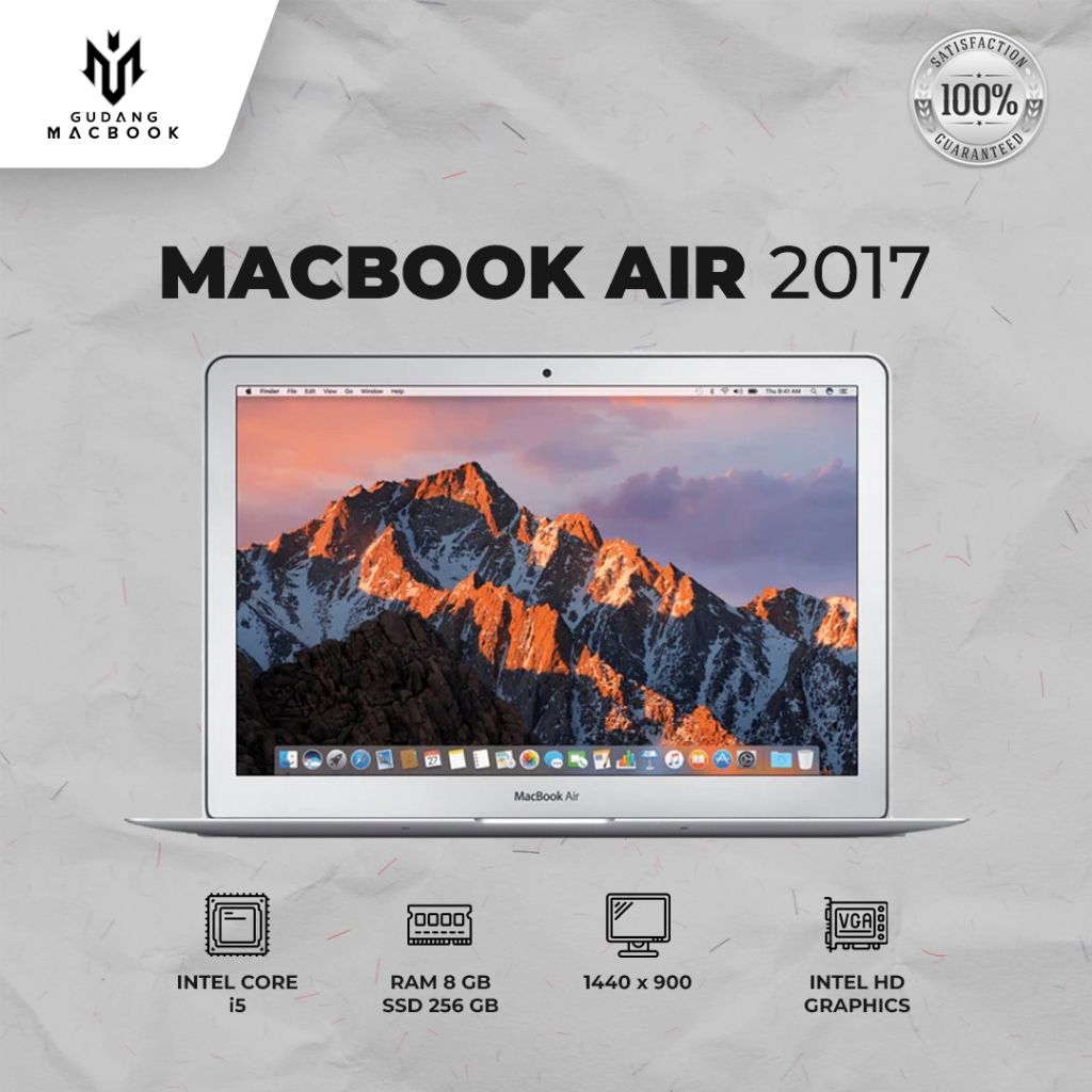 Jual Macbook Air 13 inch 2017 i5 i7 8/256GB Mulus Termurah Bergaransi ...