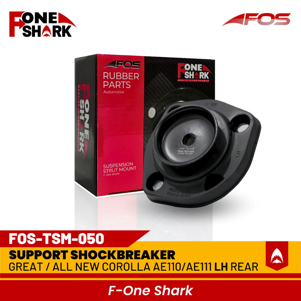 Jual Karet Support Shock breaker Belakang Merk F-One Shark FOS Toyota ...