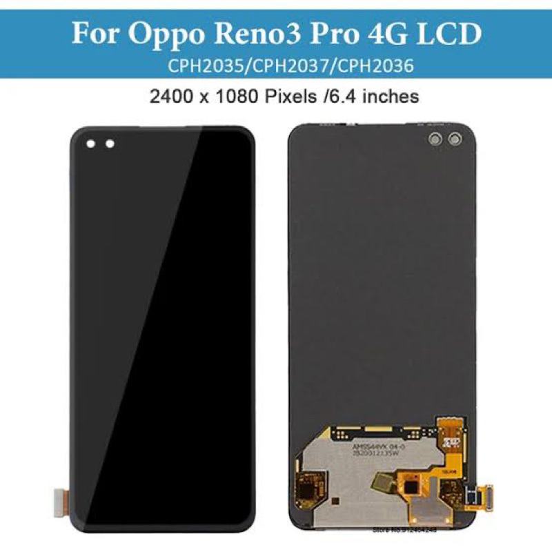 Jual Grosir LCD Oppo Reno 3 Pro (4G) ORIGINAL 100% Fullset Touchscreen Garansi 1 Bulan + Packing ...
