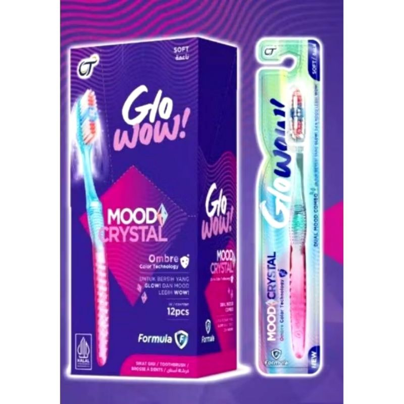 Jual Sikat Gigi Formula Glow Wow Mood Cystal | Shopee Indonesia