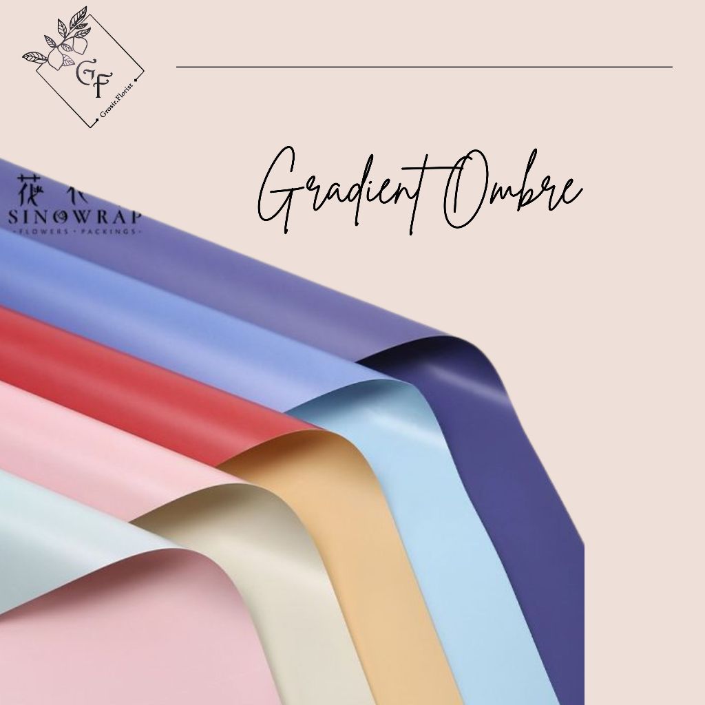 Jual TERLENGKAP KOREAN RAINBOW 50CMX58CM WRAPPING PAPER KERTAS BUKET ...