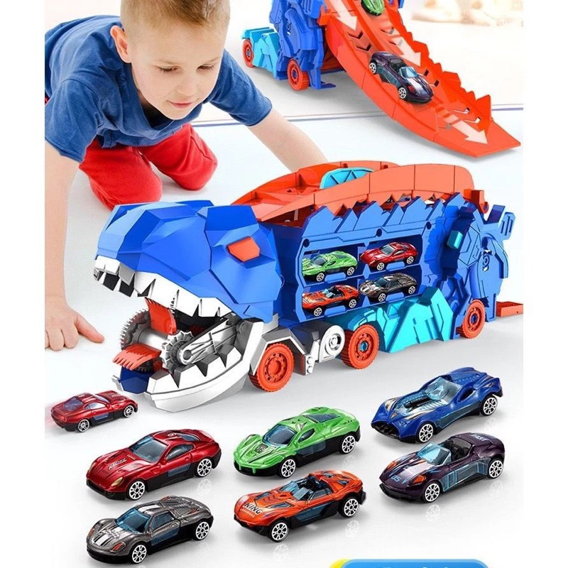 Jual MAINAN MOBIL DINO TRUK DEFORM | TRUCK Dino SUPER STORAGE Dinosaur ...