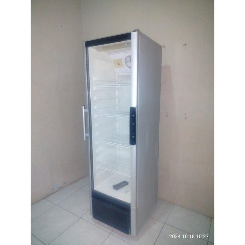 Jual SECOND/BEKAS SHOWCASE 1 PINTU POLYTRON/DISPLAY COOLER | Shopee ...